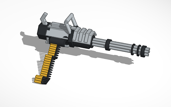 3D design Ultra Machine Gun - Tinkercad