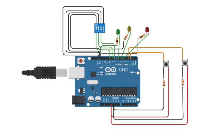 Circuit design L8_20183305_E2 | Tinkercad