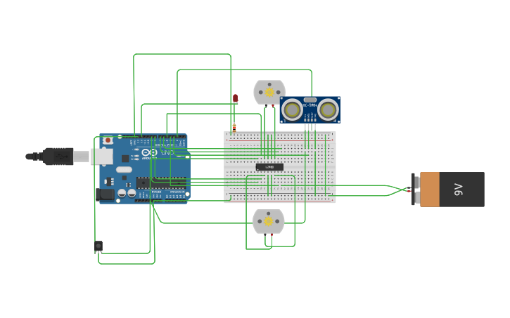Circuit design IR controller | Tinkercad