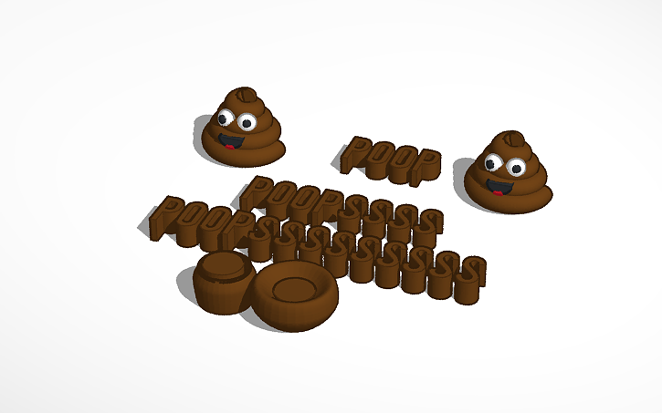 3D design poop pooooooooooooppppp pppppppppooooooooooopppppp | Tinkercad