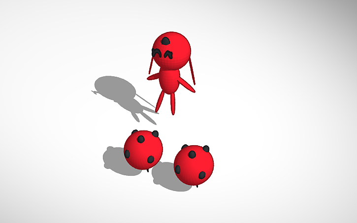 3D design Miraculous Ladybug - Tinkercad