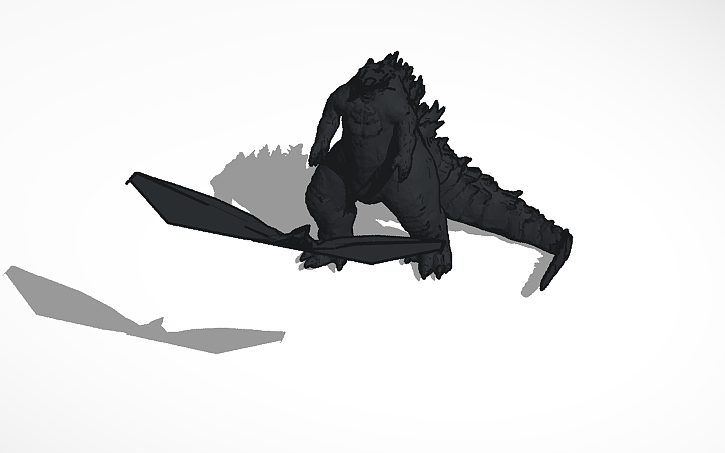 3D design Godzilla 2019 vs MUTO(Male) | Tinkercad