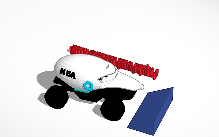 3D design after NEA Police Monster Jam Truck with ramp | Tinkercad