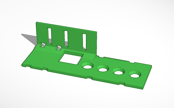 3D design APM LED Indicator V1.0 Mount v2 - Tinkercad