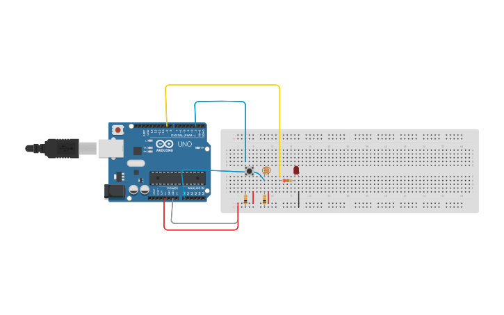 Circuit design section 3 variables and loops - Tinkercad