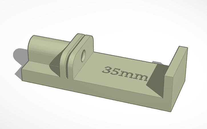 3D design 35mm PTFE Teflon Tube Cutter - Tinkercad