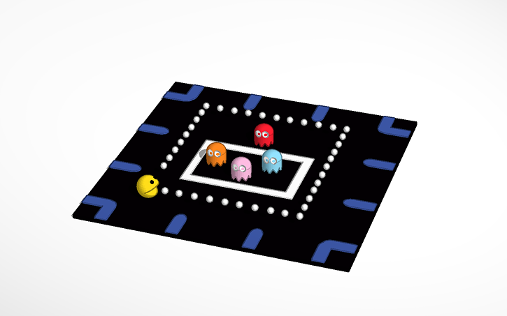 3D design PacMan | Tinkercad