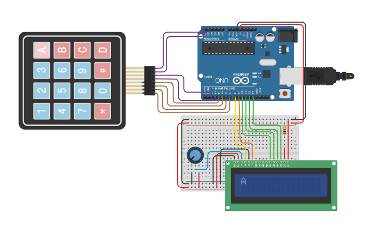 Circuit design Desafio 1 | Tinkercad