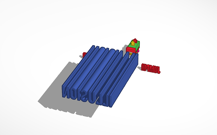 3D design Ramp illusion | Tinkercad