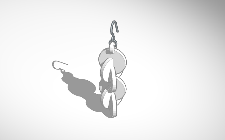 3d Design Lesson Cylinder Earrings Result Tinkercad