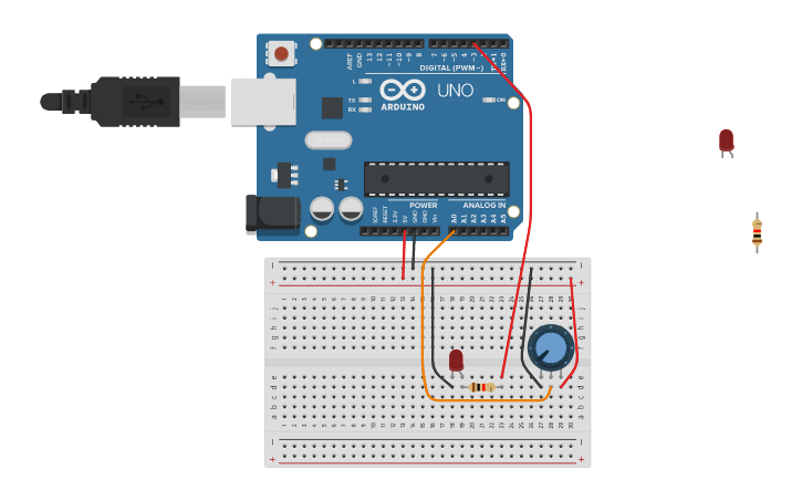 Circuit design 3a practica | Tinkercad