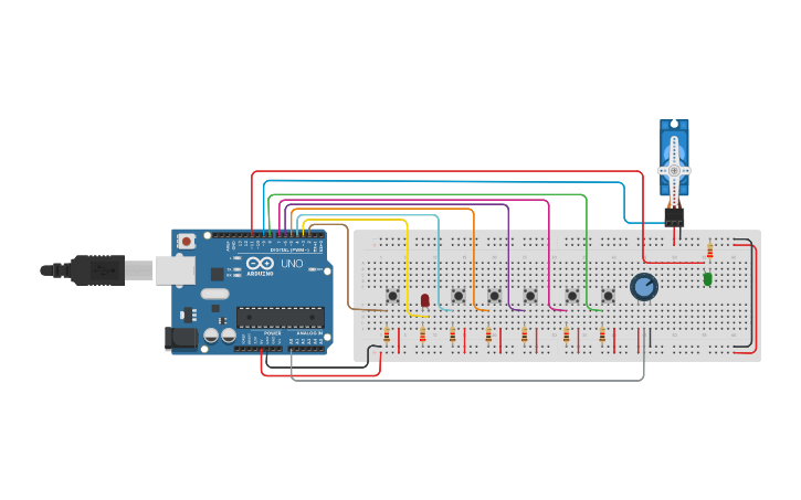 Circuit design Taller 2 Isabella Aponte Colmenares 1104 | Tinkercad