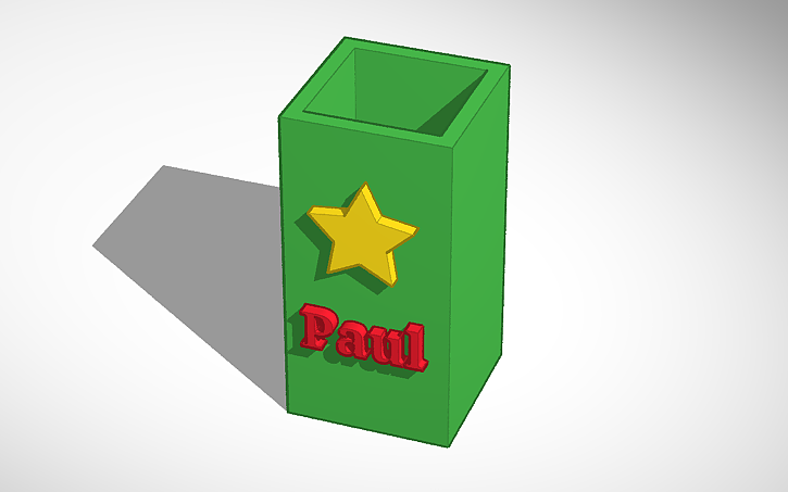 3D design P_Vernon - Activity 2.2 (Hollow Box) - Tinkercad