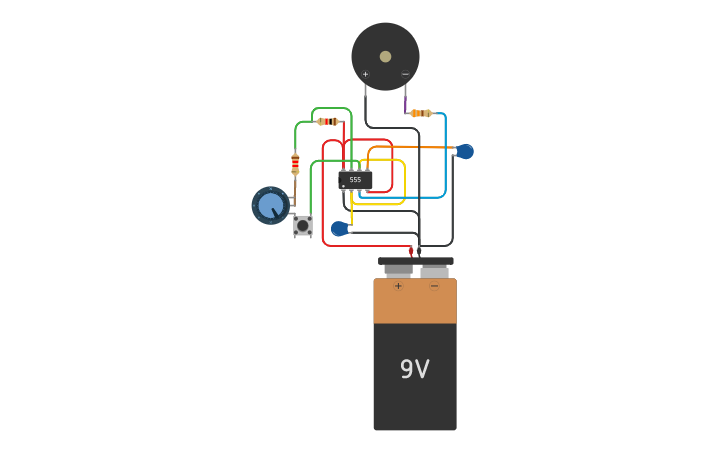 Circuit design Sound generator v1.0 - Tinkercad
