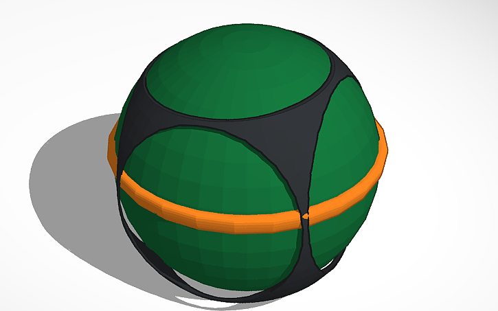 3D design dark ball | Tinkercad