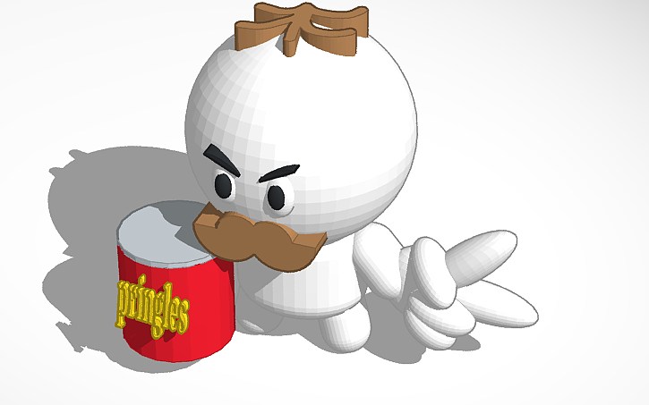 3D design pringle man - Tinkercad