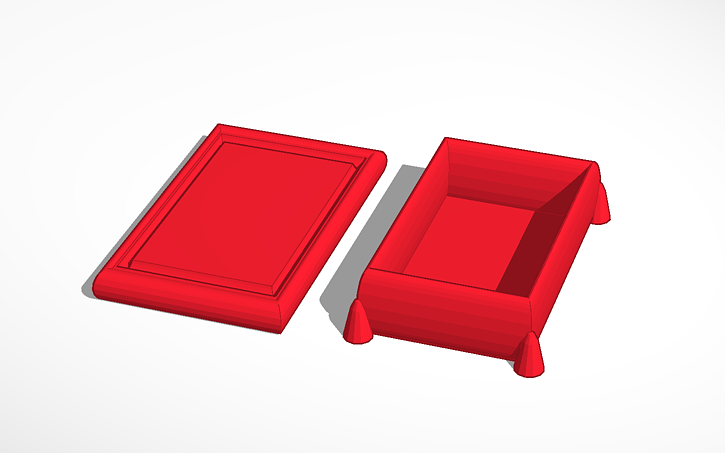 3D design Jewelry Box - Tinkercad