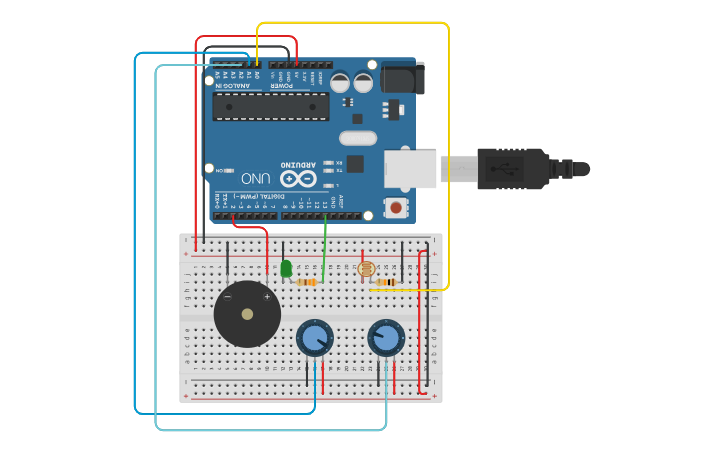 Circuit design Alarma D - Tinkercad