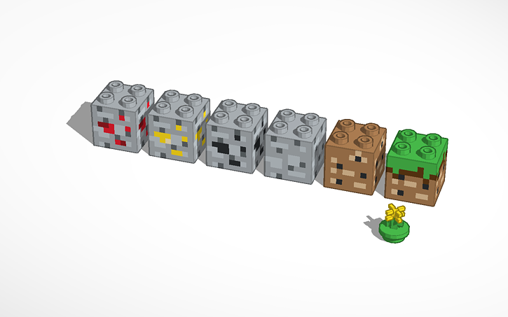 3D design Minecraft Lego | Tinkercad
