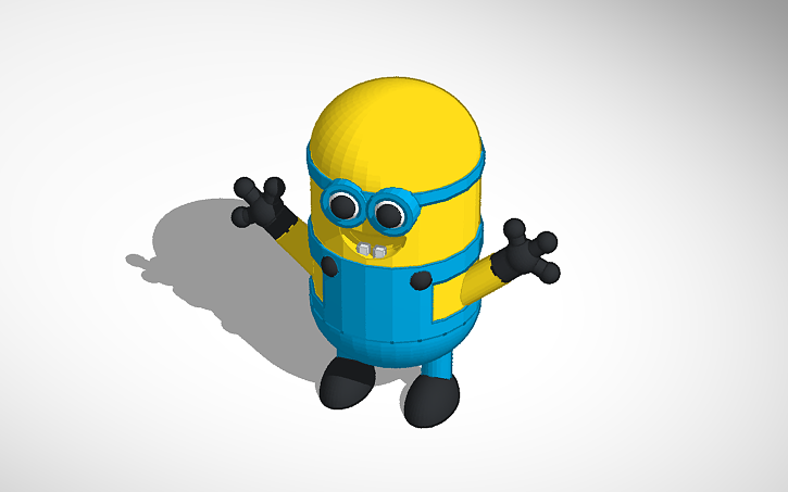 3D design Minion - Tinkercad