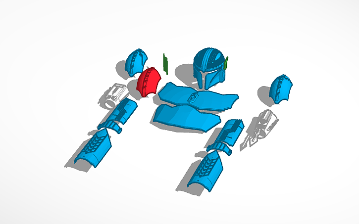 3D design Custom Mandalorian Armor - Tinkercad