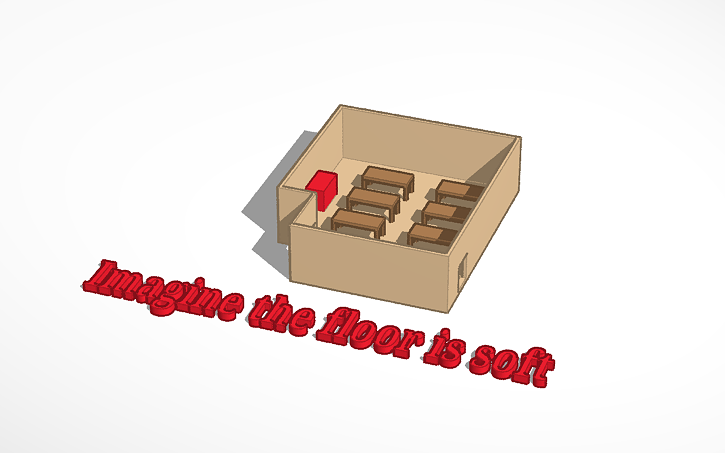 3D design Visually Impaired Classroom - Tinkercad