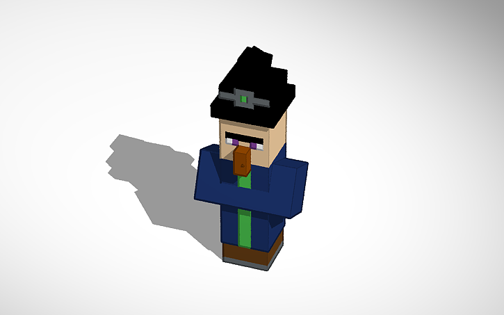 3D design Minecraft Witch - Tinkercad