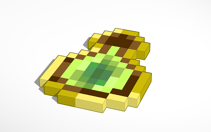 3D design Bottle o' Enchanting (MineCraft) - Tinkercad
