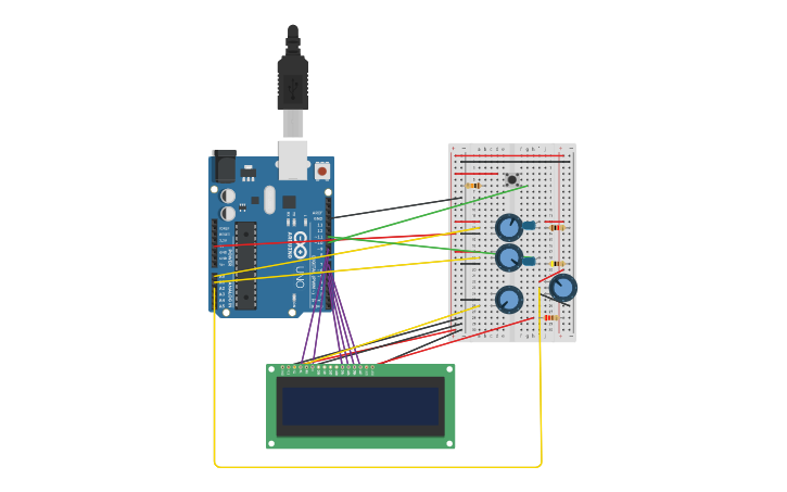 Circuit Design Potentiometers Tinkercad
