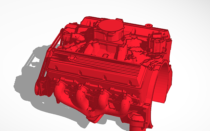 3D design Chevy Engine - Tinkercad