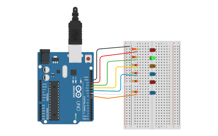 Circuit design series Led 1 Manuel Contreras 506A | Tinkercad