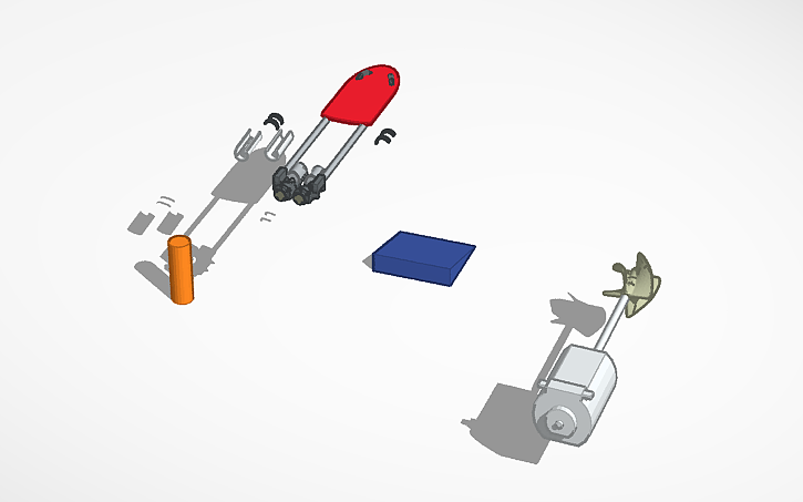3D design Water Jet - Tinkercad