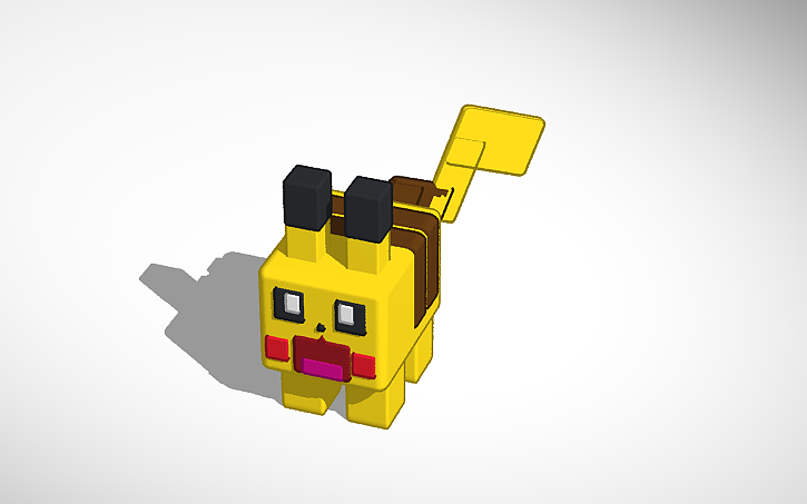 3D design pokemon quest pikachu - Tinkercad