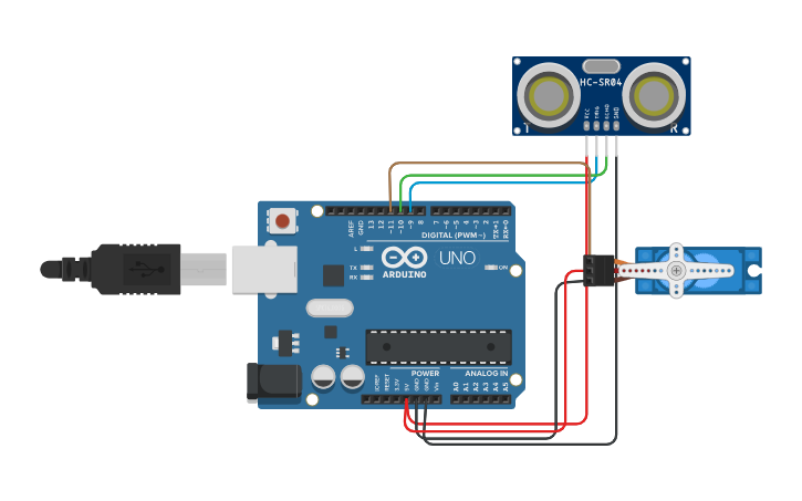 Circuit design radar - Tinkercad