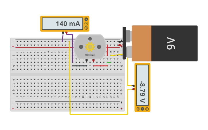 Circuit Design Multimeter Tinkercad