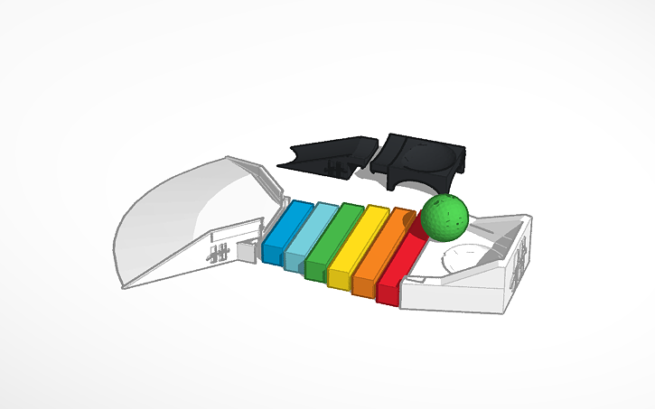 3D design Mini golf set 05 - Tinkercad