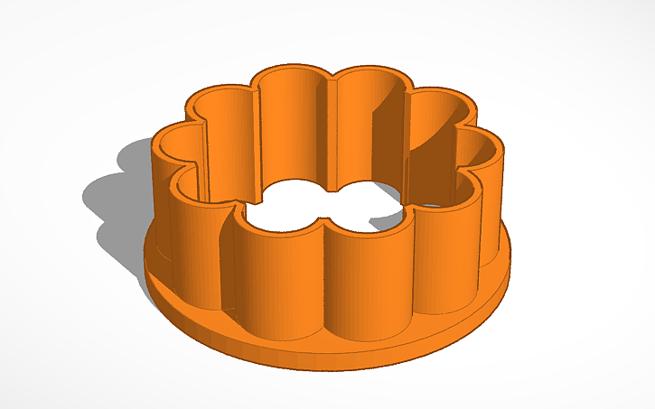 3D design Cookies-cutter - Tinkercad