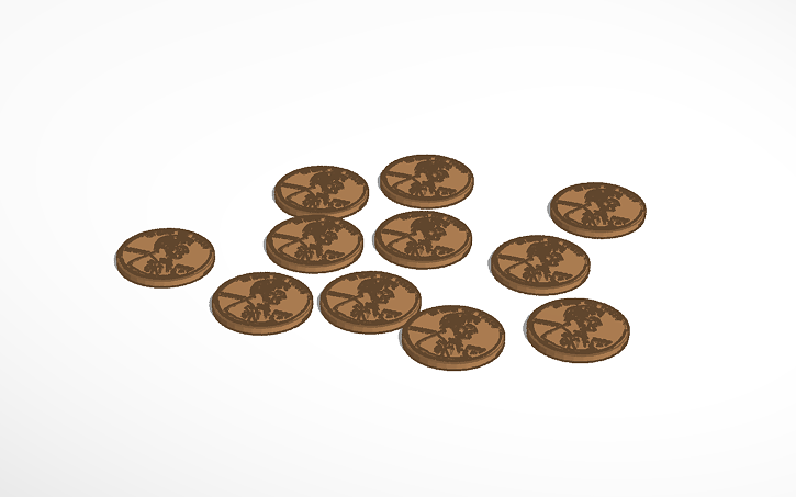 3D design penny - Tinkercad