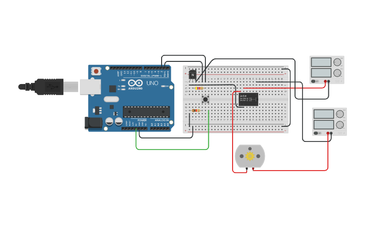 Circuit design practica 22 | Tinkercad