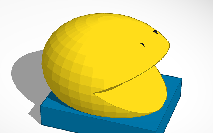 3D design Pac-Man | Tinkercad