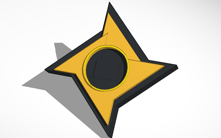 3D design Ninja Star - Tinkercad