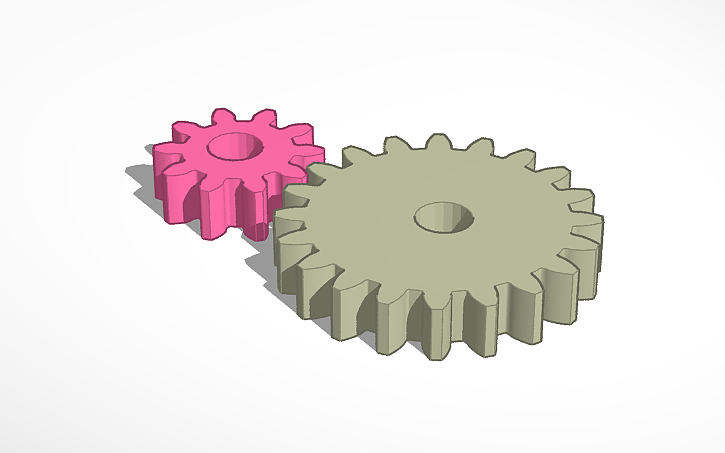 3D design Engranes Edgar Ortiz Lopez - Tinkercad
