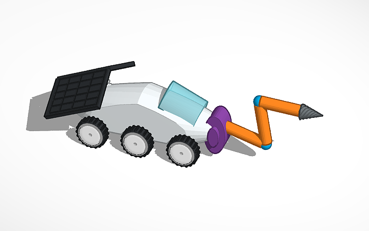 3D design Mars Rover - Tinkercad