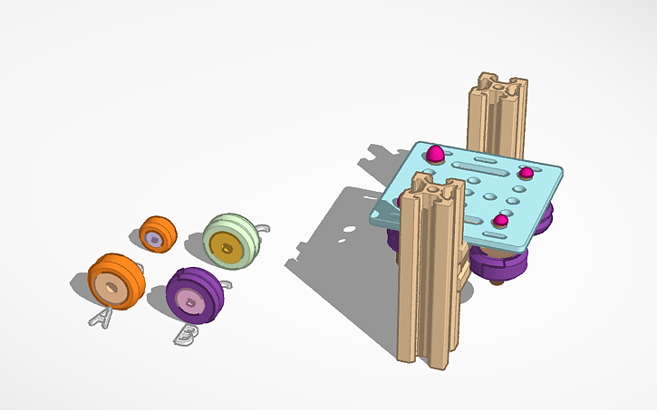 3D design Alumunium v slot - Shafa S - Tinkercad