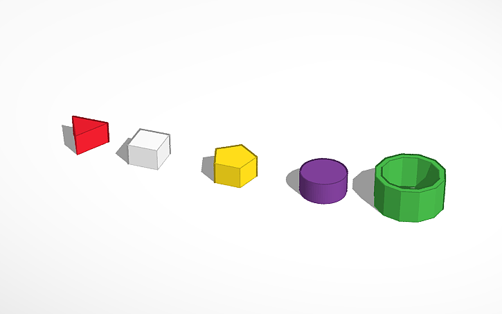 3D design polygons - Tinkercad