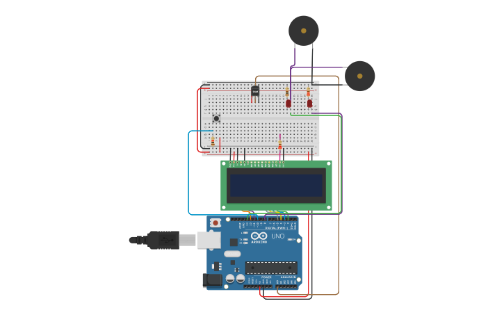 Circuit design Projeto Face Shield 2020 | Tinkercad