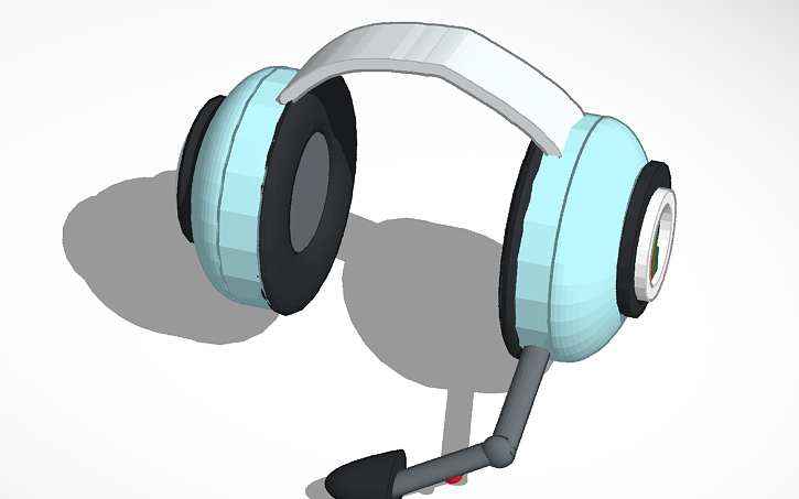 3D design headphones - Tinkercad