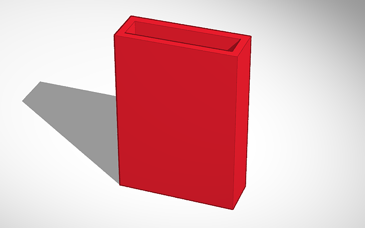 3D design Cards Pocket - Tinkercad