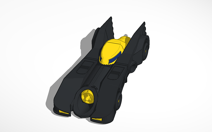 3D design The BatMan car - Tinkercad