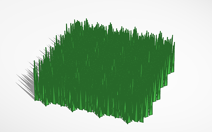 3D design Grass - Tinkercad